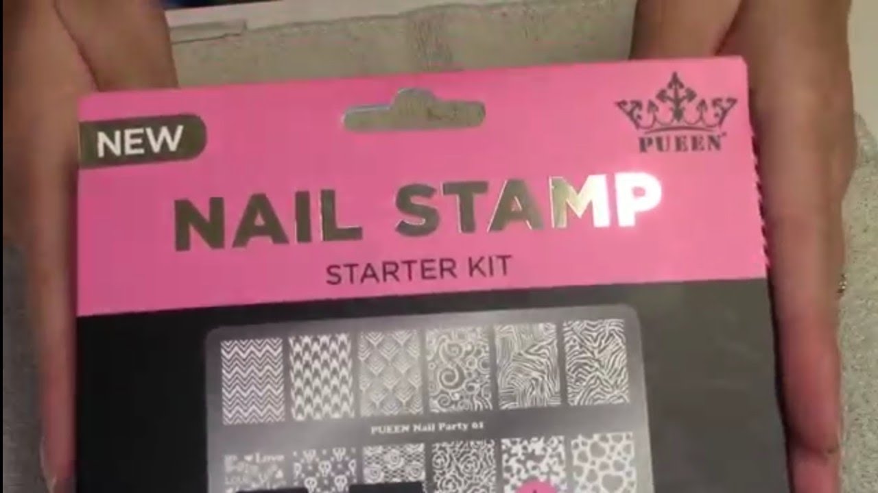 Pueen Nail Stamp Starter kit! First Impression and Review! - YouTube