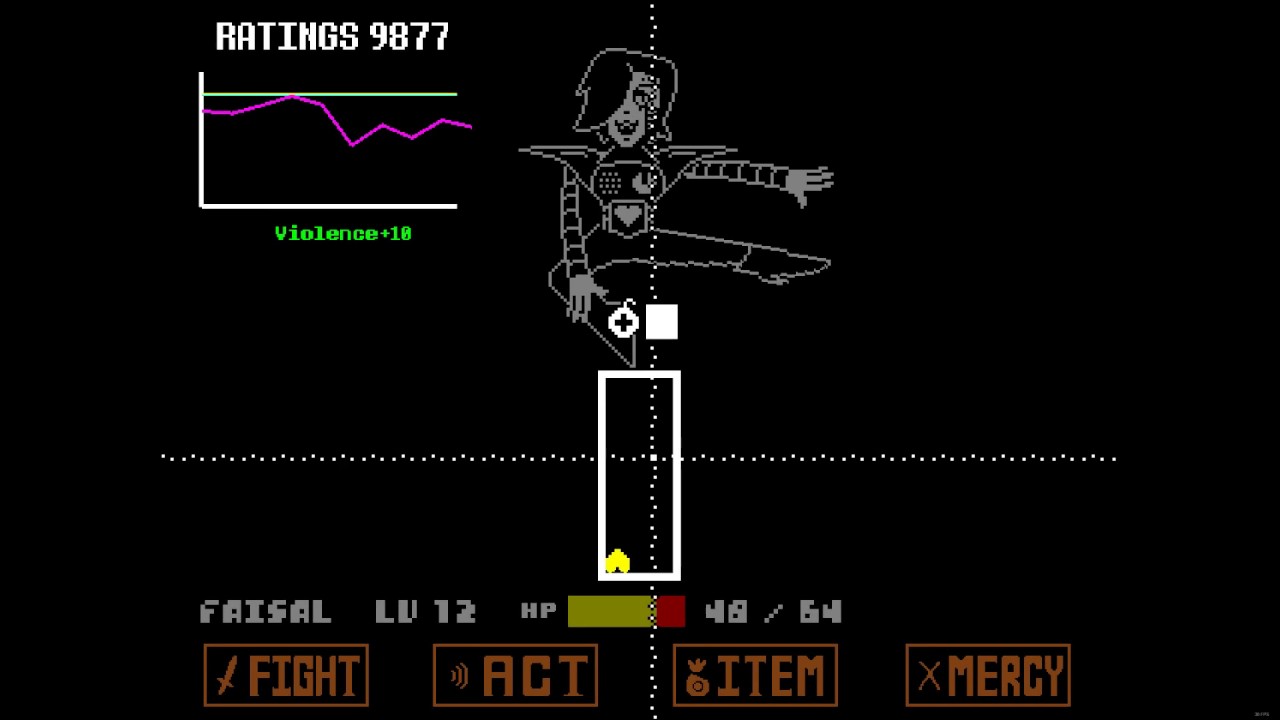 Undertale - Mettaton EX Fight; Sparing Mettaton! - YouTube