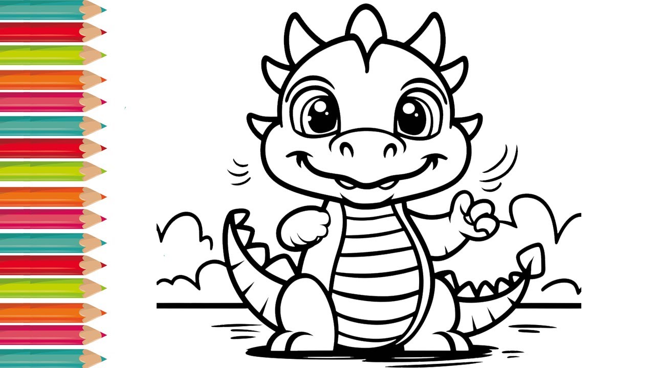How to Draw a Cute Dragon Easy Drawing Tutorial Step-by-Step Guide to ...