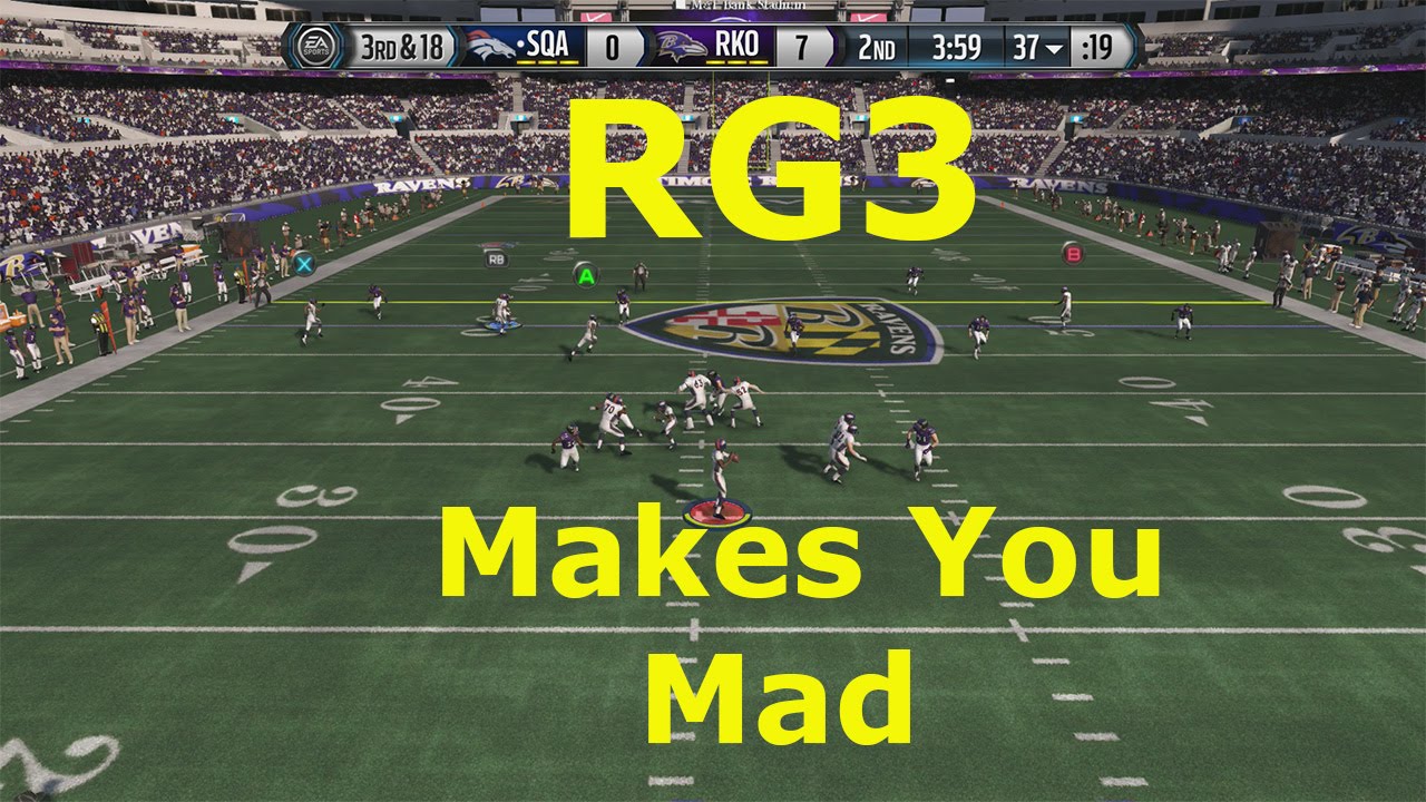 RG3 Got You Mad Bro - Madden NFL 15 Game Play - MUT - YouTube