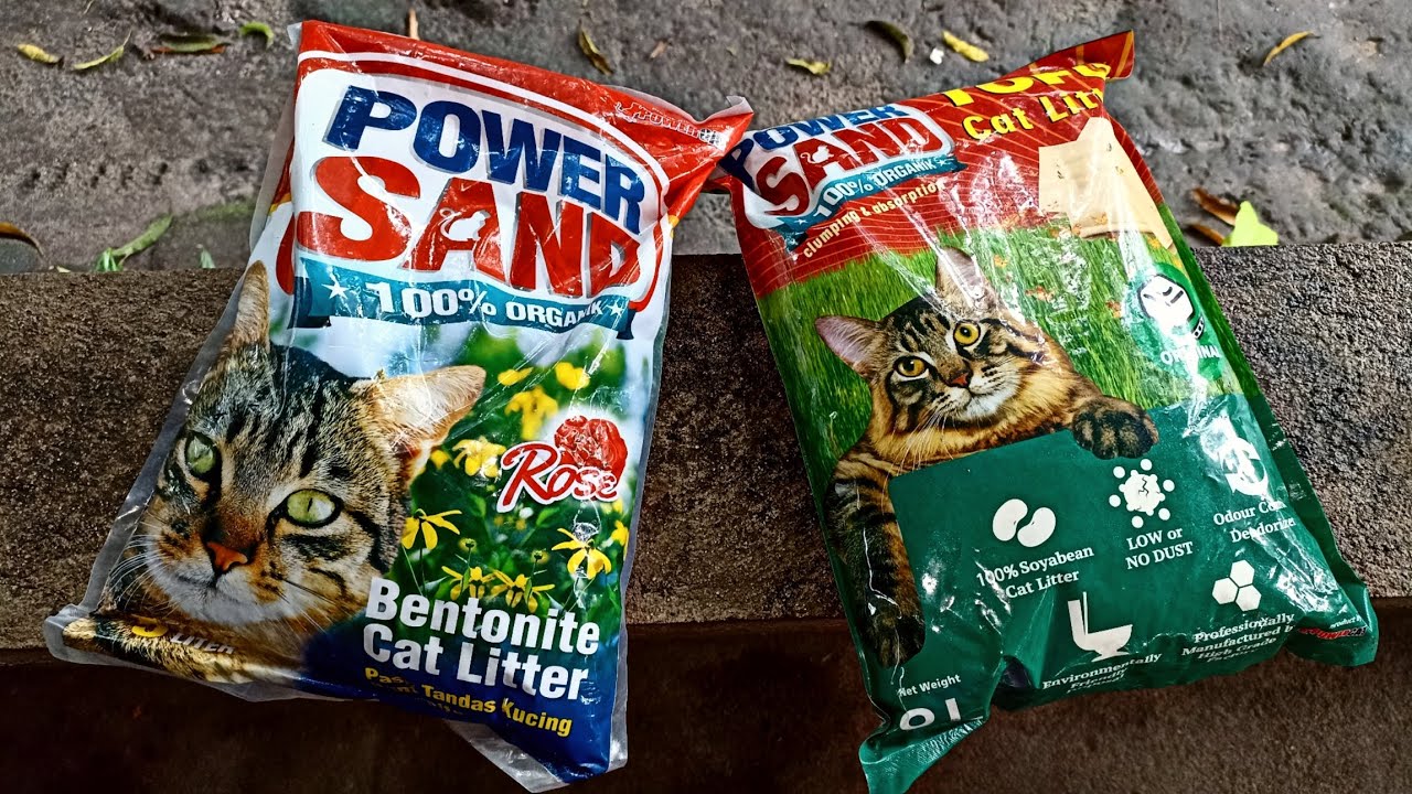 Powersand Littersand Organic and Solid clump 🤍🤍🤍 - YouTube