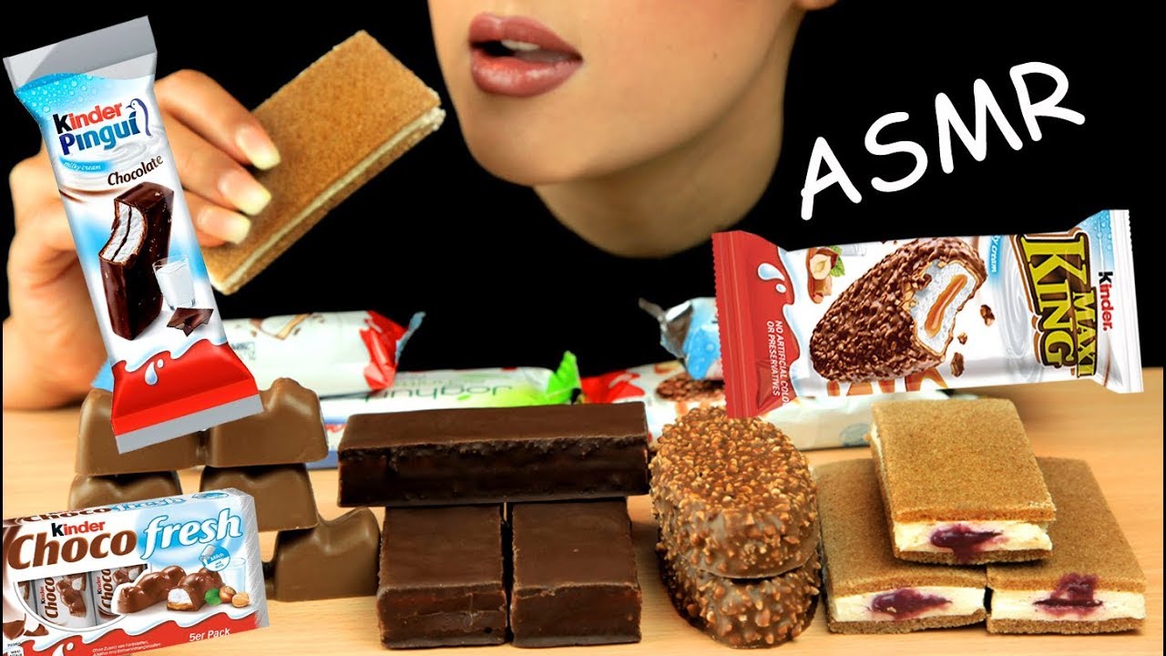 ASMR CHOCOLATE CANDY BARS,MUKBANG EATING SOUND,CHOCOLATE PARTY,NO ...