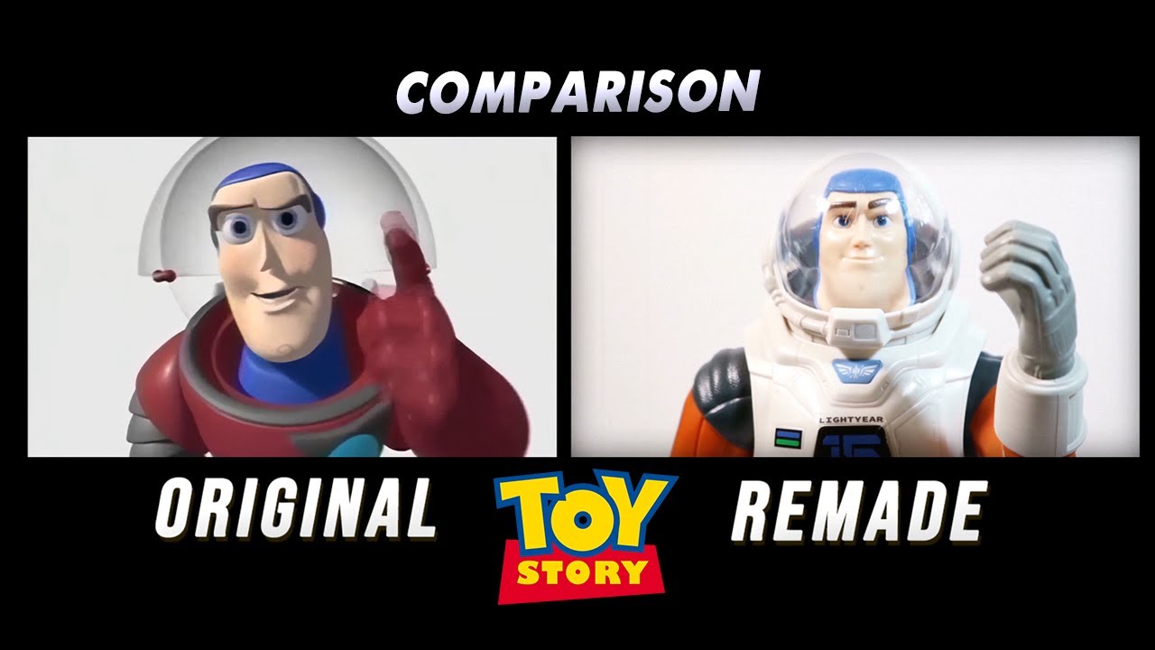 Buzz Lightyear / Screen Test - Comparison - YouTube