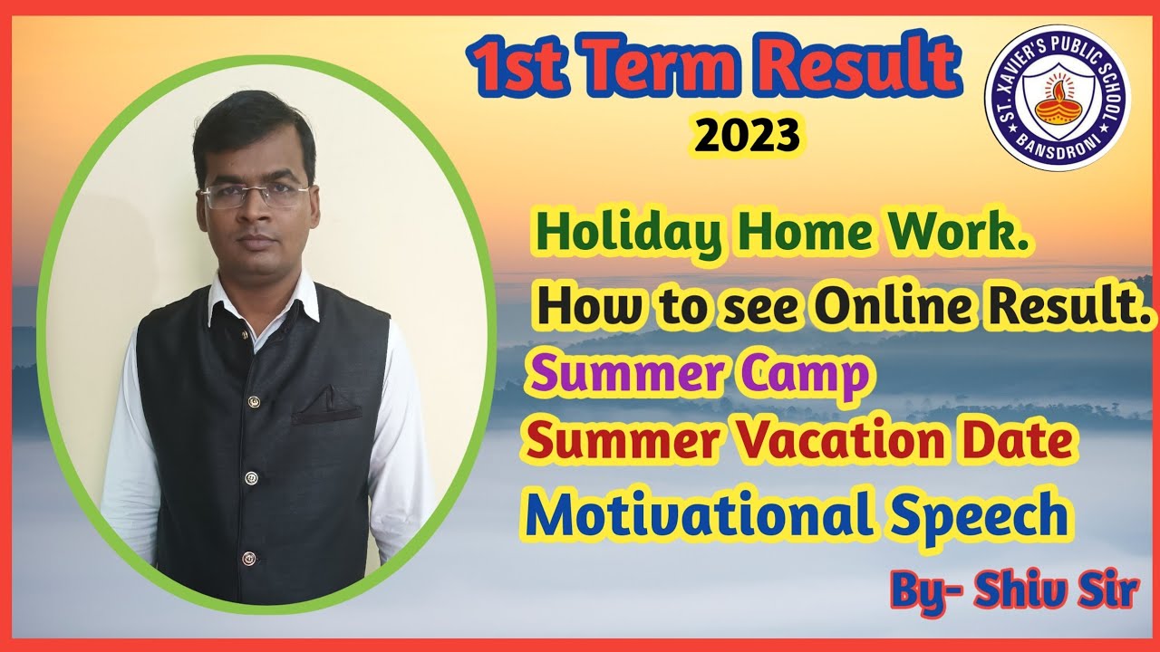 1st Term Result #STXPS - YouTube