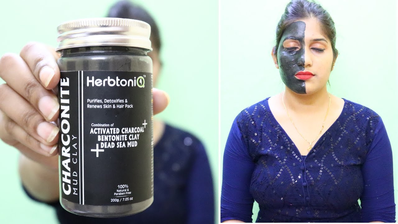 HerbtoniQ Charconite Mud Clay For Face Pack & Hair Pack Benefits & How ...