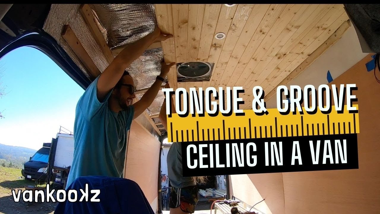 How to Attach a Ceiling in a Van Conversion | Attaching Ceiling Ford ...
