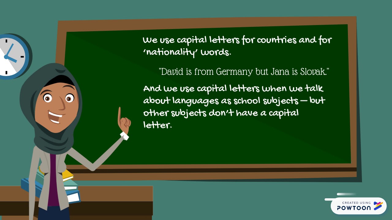 The Rules of Capital Letters and Apostrophes - YouTube