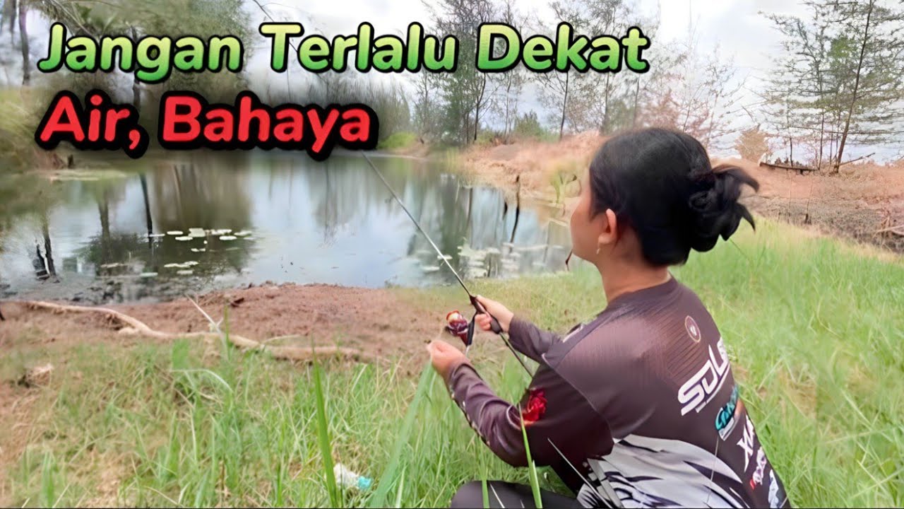 Begini jadinya kalau mancing ikan pada saat cuaca panas dan musim kemarau - YouTube