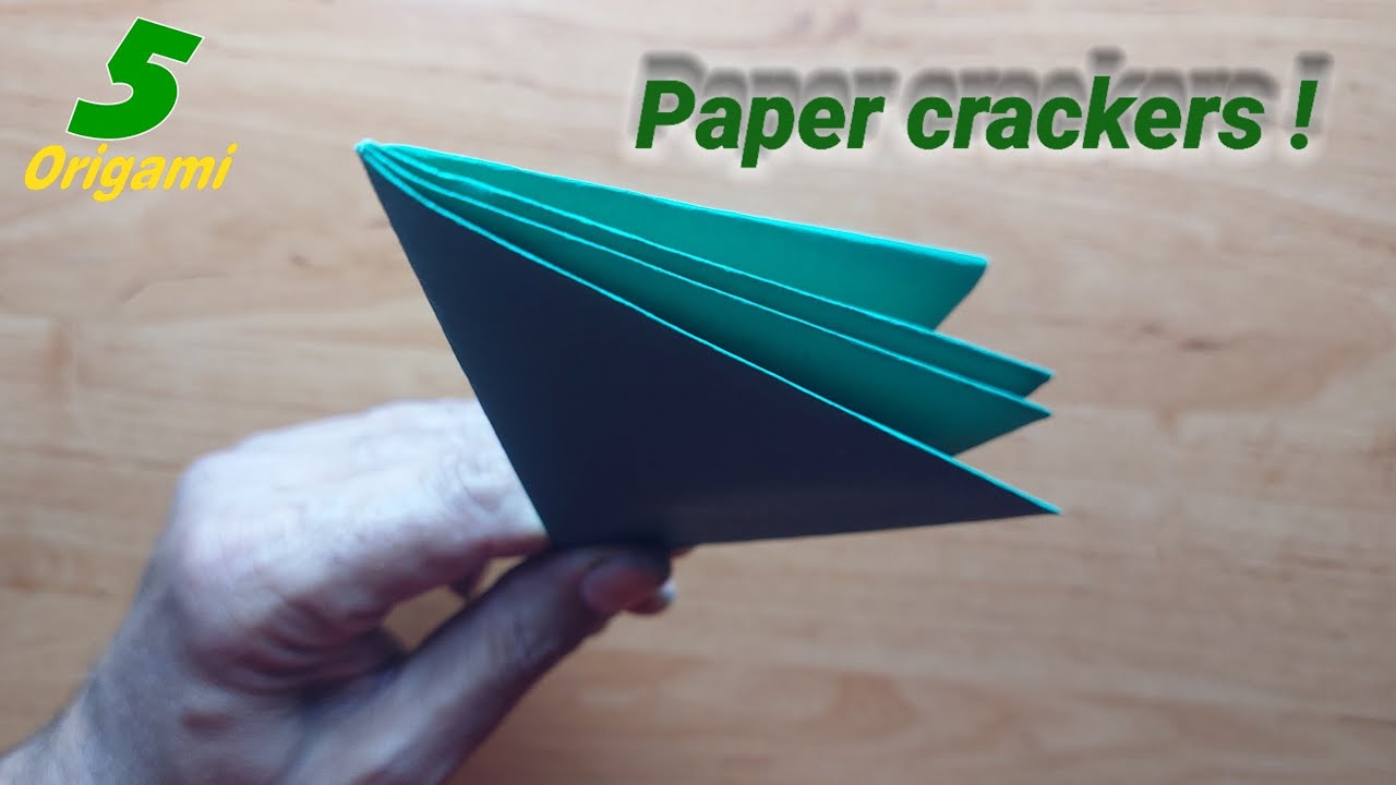 Making paper crackers under 5 minutes - YouTube