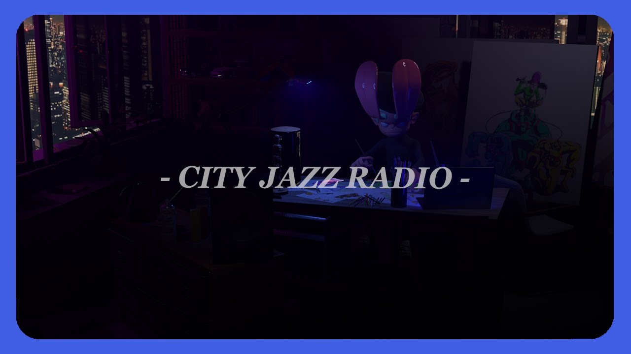 Chill Radio 🎨 Night drawing with Jazz music 📝 Beats for chill, study or ...