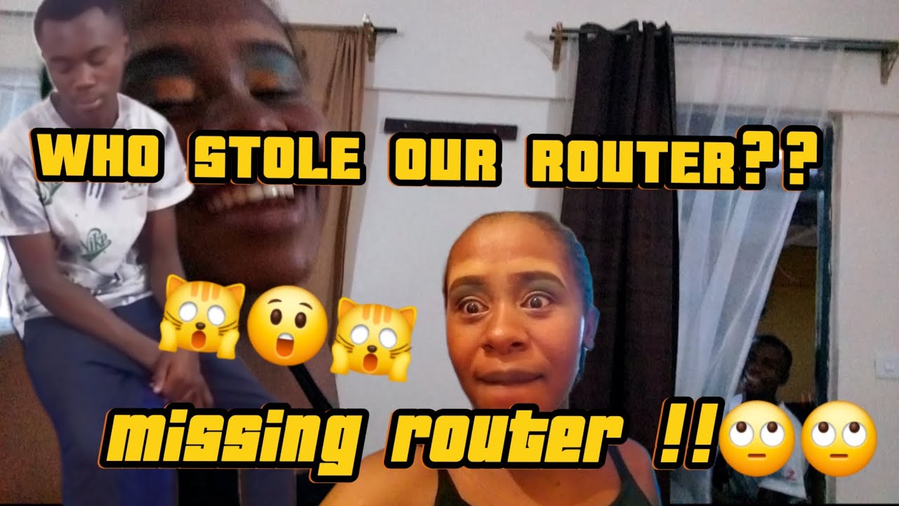 MISSING ROUTER// Prank on my brother🤣🤣// who stole our router??// 🤣 😂 ...