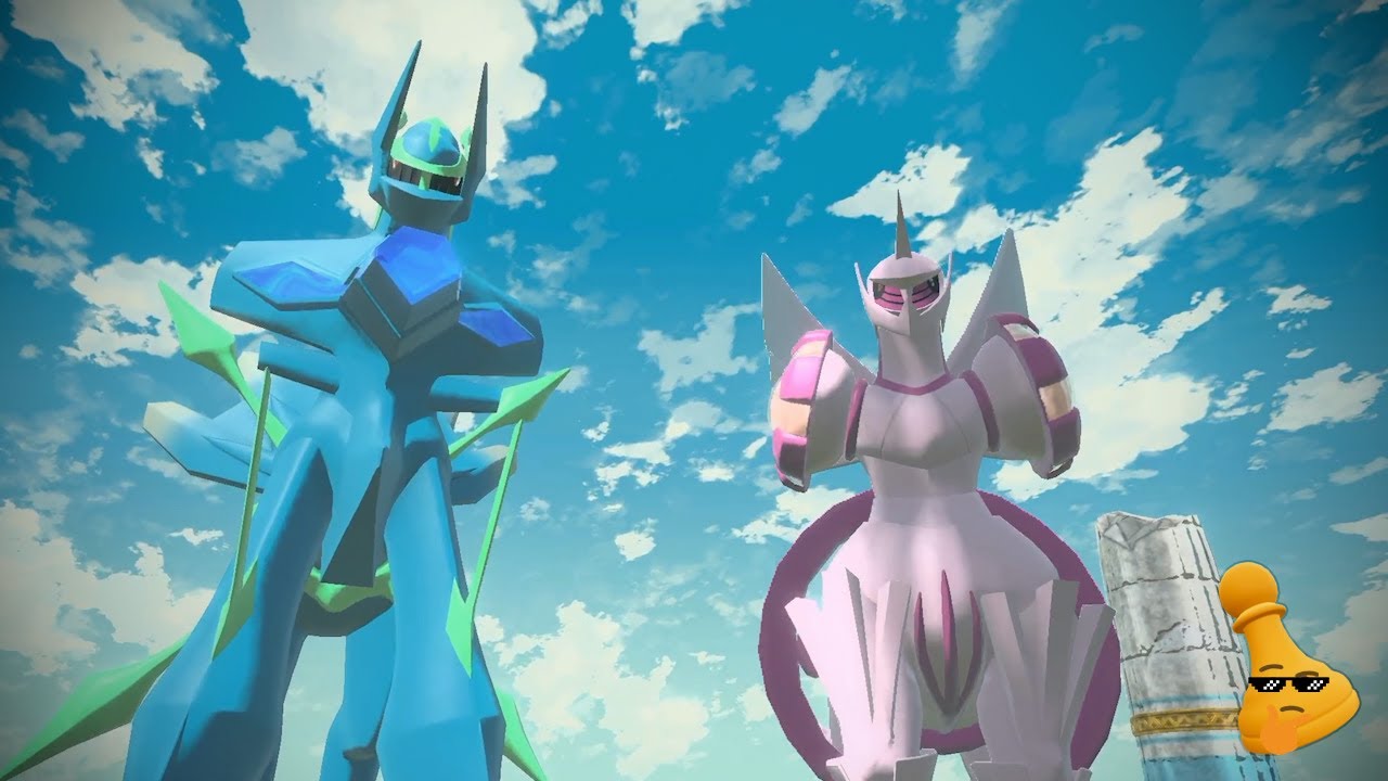 SHINY ORIGIN Dialga and Palkia - YouTube