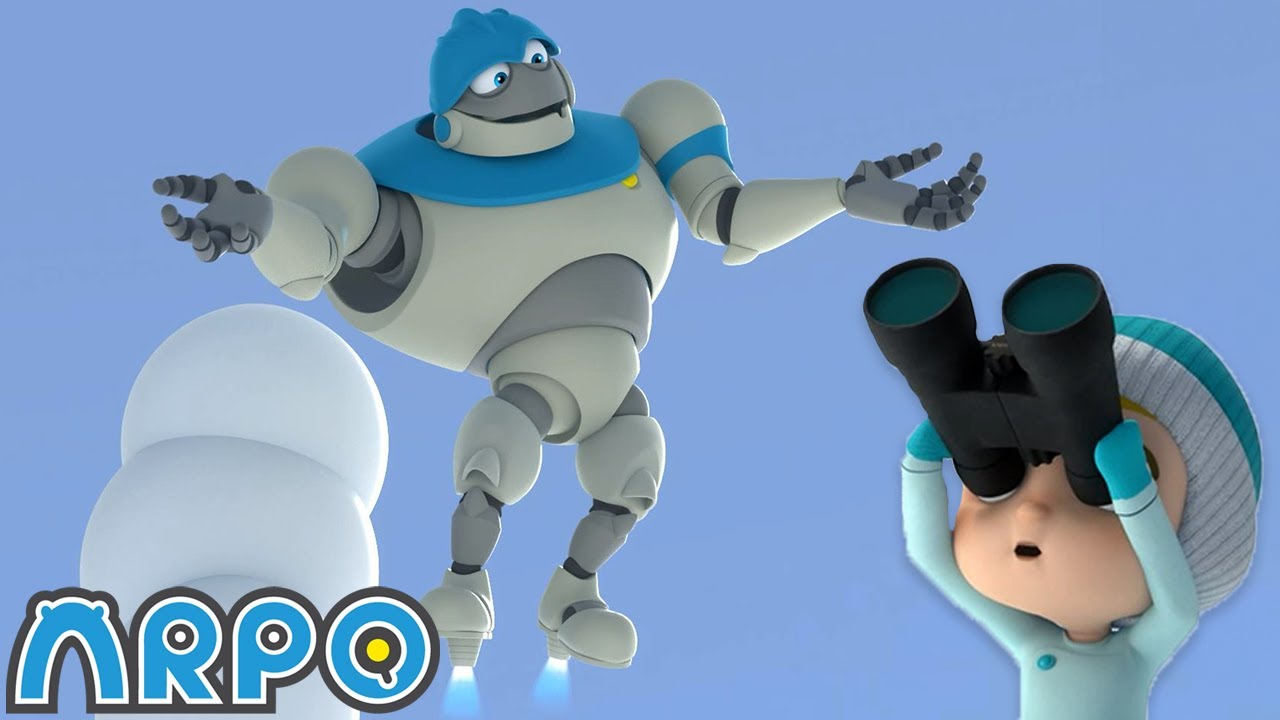 World's Biggest Snowman DISASTER!!! | Baby Daniel and ARPO The Robot ...