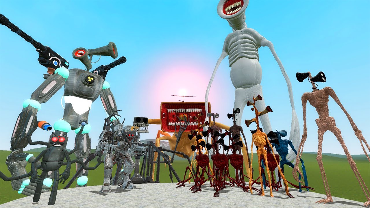 MECHA MONSTER VS HUGE SIREN HEAD! | In Garry's Mod - YouTube