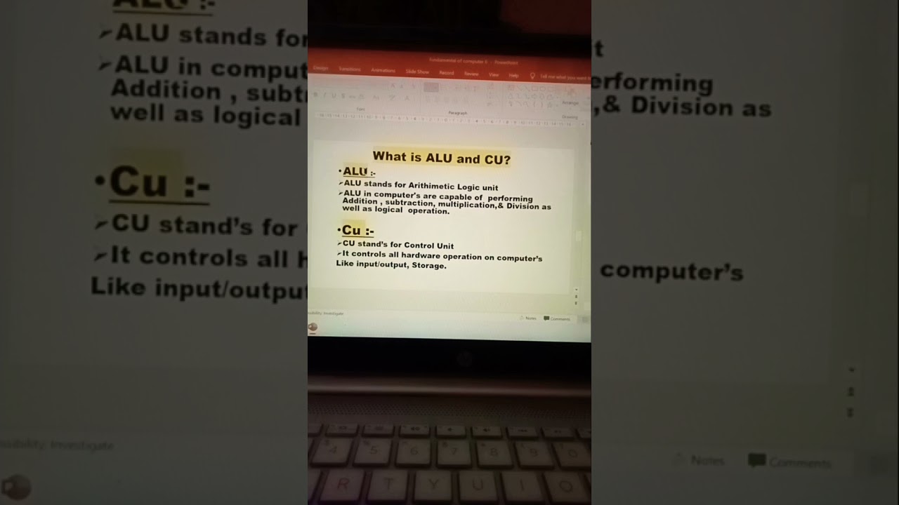 What Is ALU And CU ALU And CU YouTube