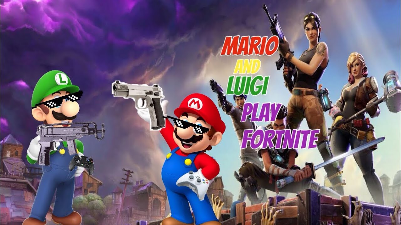 MALP Movie: Mario and Luigi Play Fortnite - YouTube