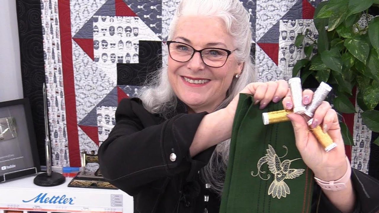 Tips on Sewing with Metallic Thread - YouTube