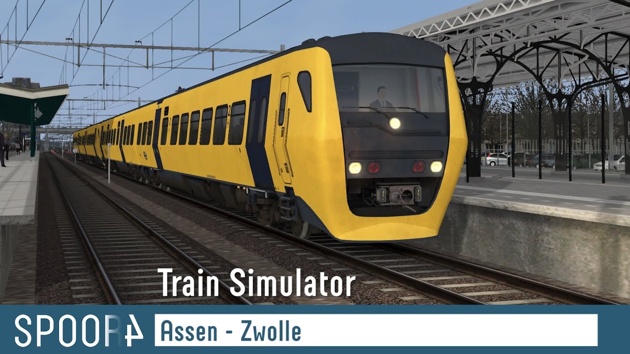 Train Simulator: Assen - Zwolle with NS DM'90 - YouTube