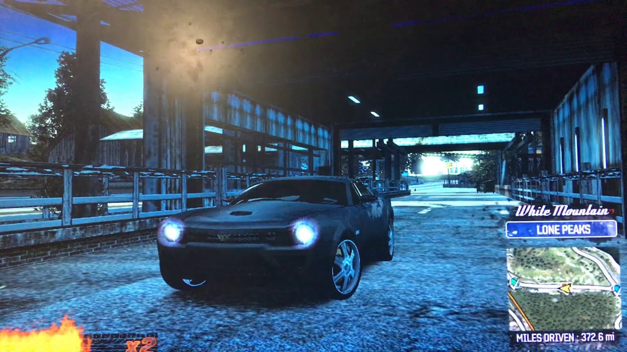 Burnout Paradise version 1.0 Carson “Steel Wheels” GT Concept gameplay ...