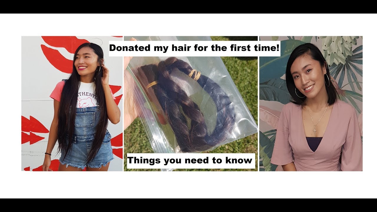 I donated my hair to charity for the FIRST TIME :) - YouTube