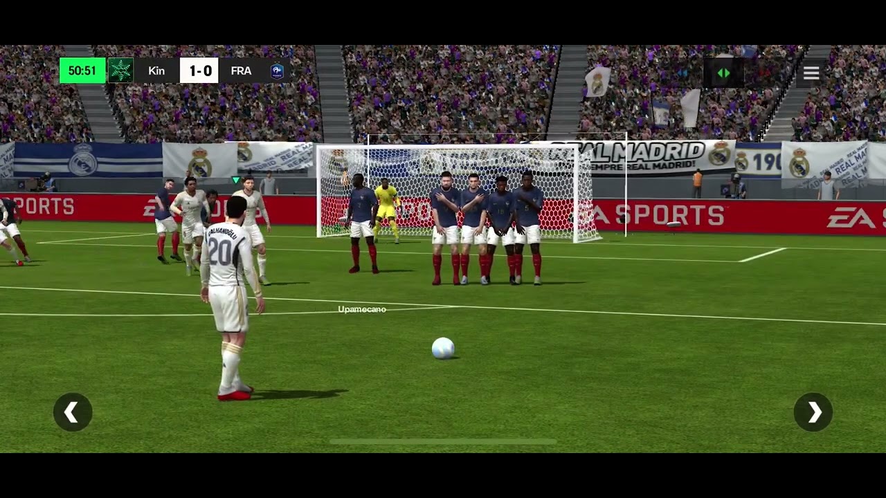 Real Madrid vs France 🇫🇷 (4-0) FCMobile - YouTube