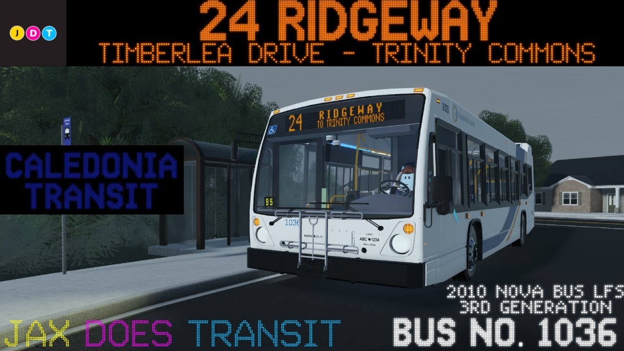 [ROBLOX] Caledonia Transit | 24 Ridgeway | 1036 - YouTube
