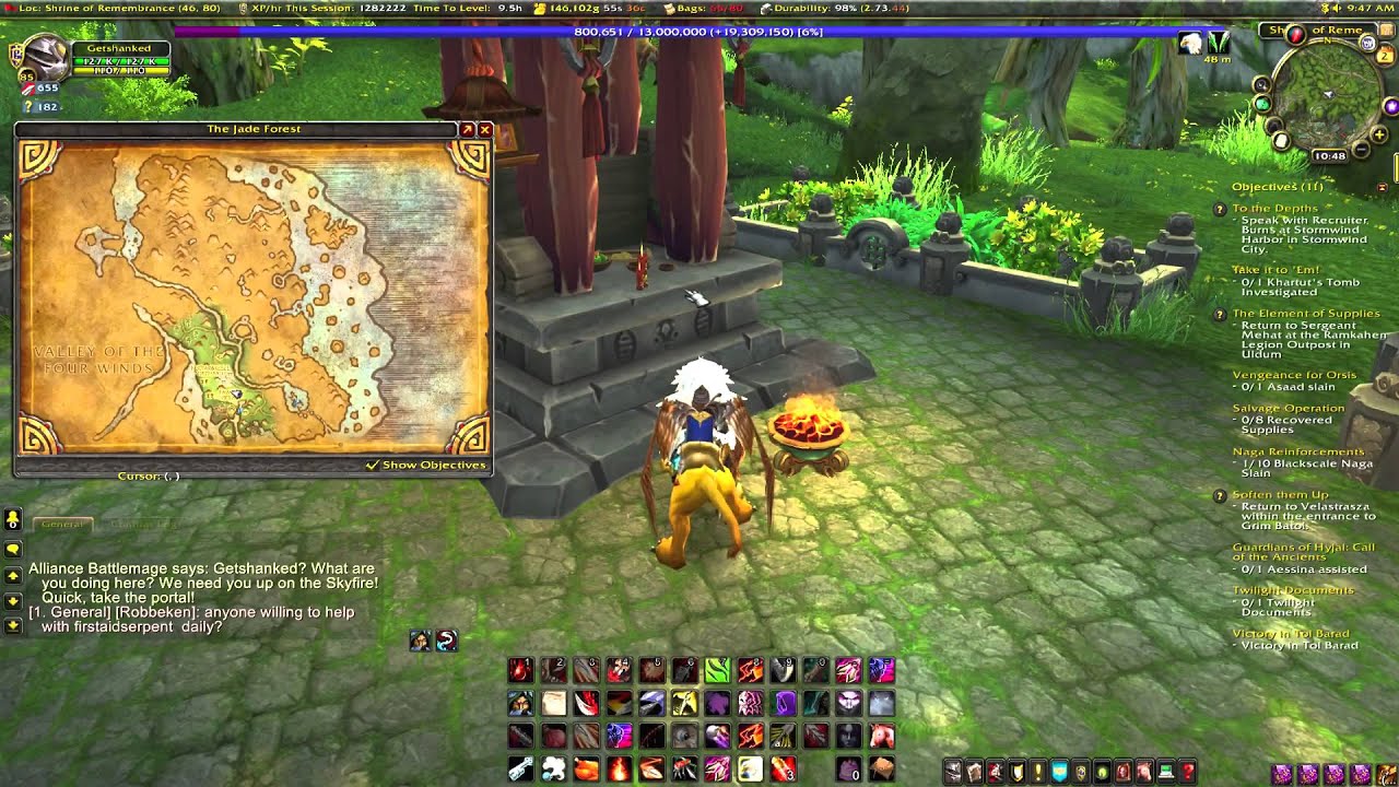 World of Warcraft Gold Making guides - Jade Forest Treasure hunting ...