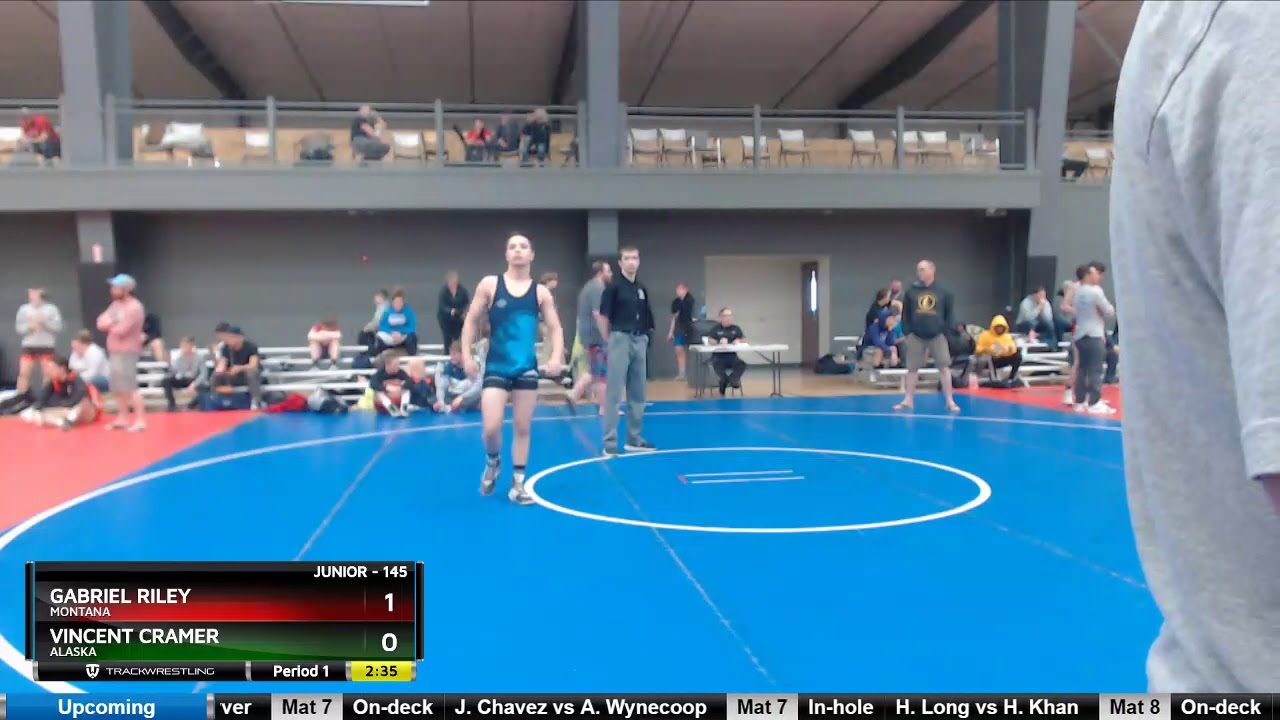 Junior 145 Gabriel Riley Montana Vs Vincent Cramer Alaska - YouTube