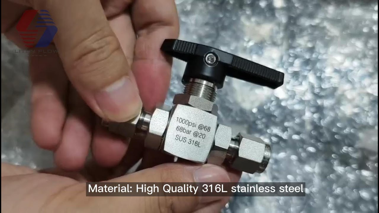 316L Stainless Steel Compression Ball Valve - YouTube