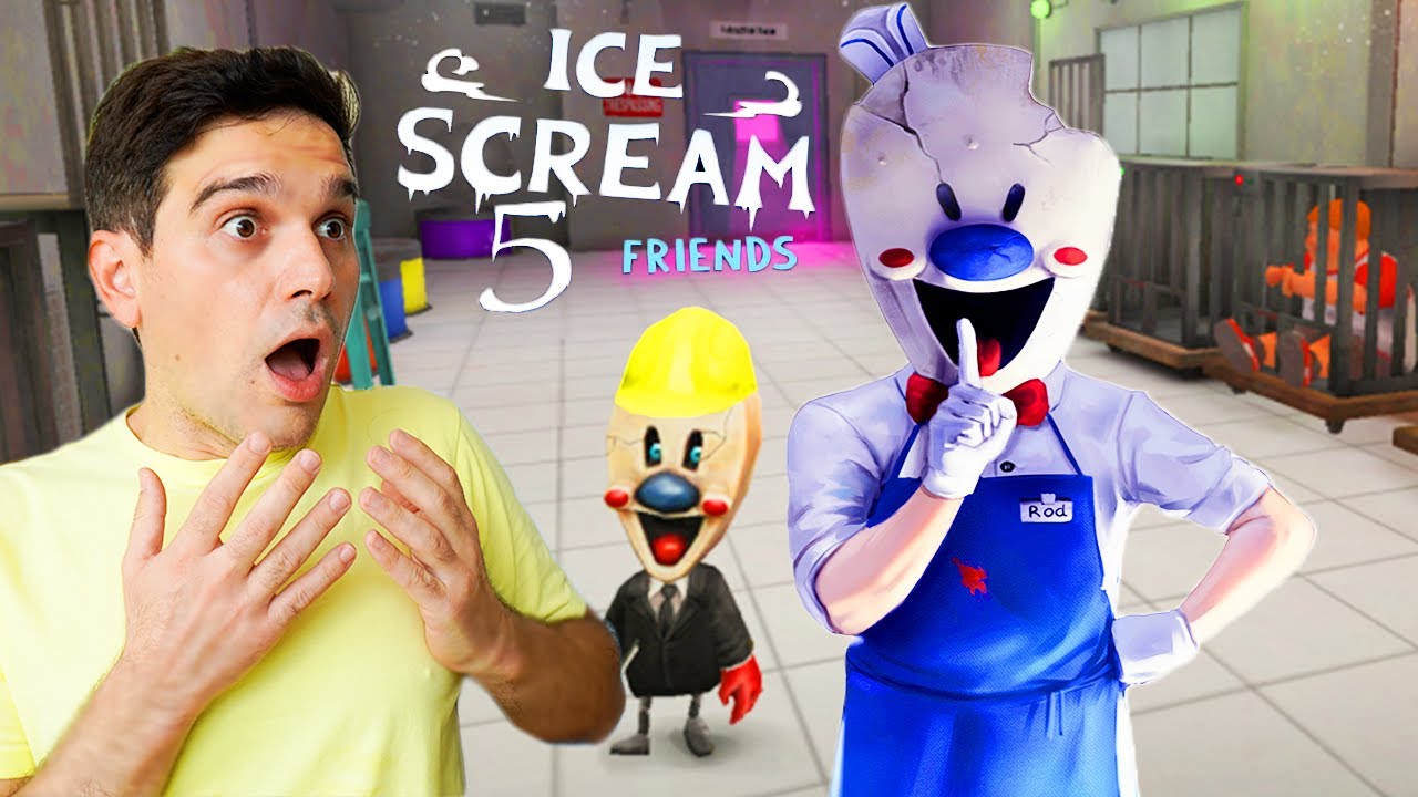 ROD È TORNATO!!GIOCO AD ICE SCREAM 5!! IL GELATAIO CATTIVO E I SUOI ...