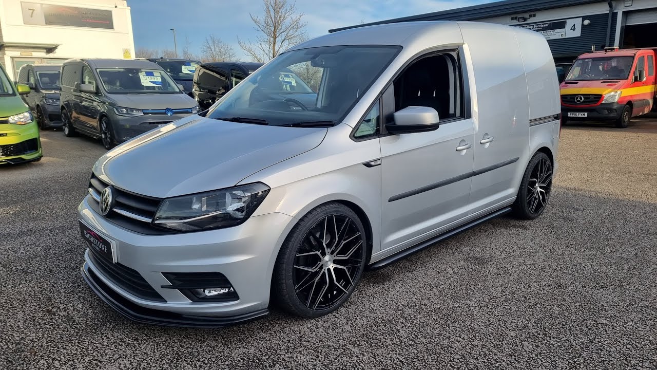 vw caddy van... tailgate modified Lowered alloys splitter sidebars ...