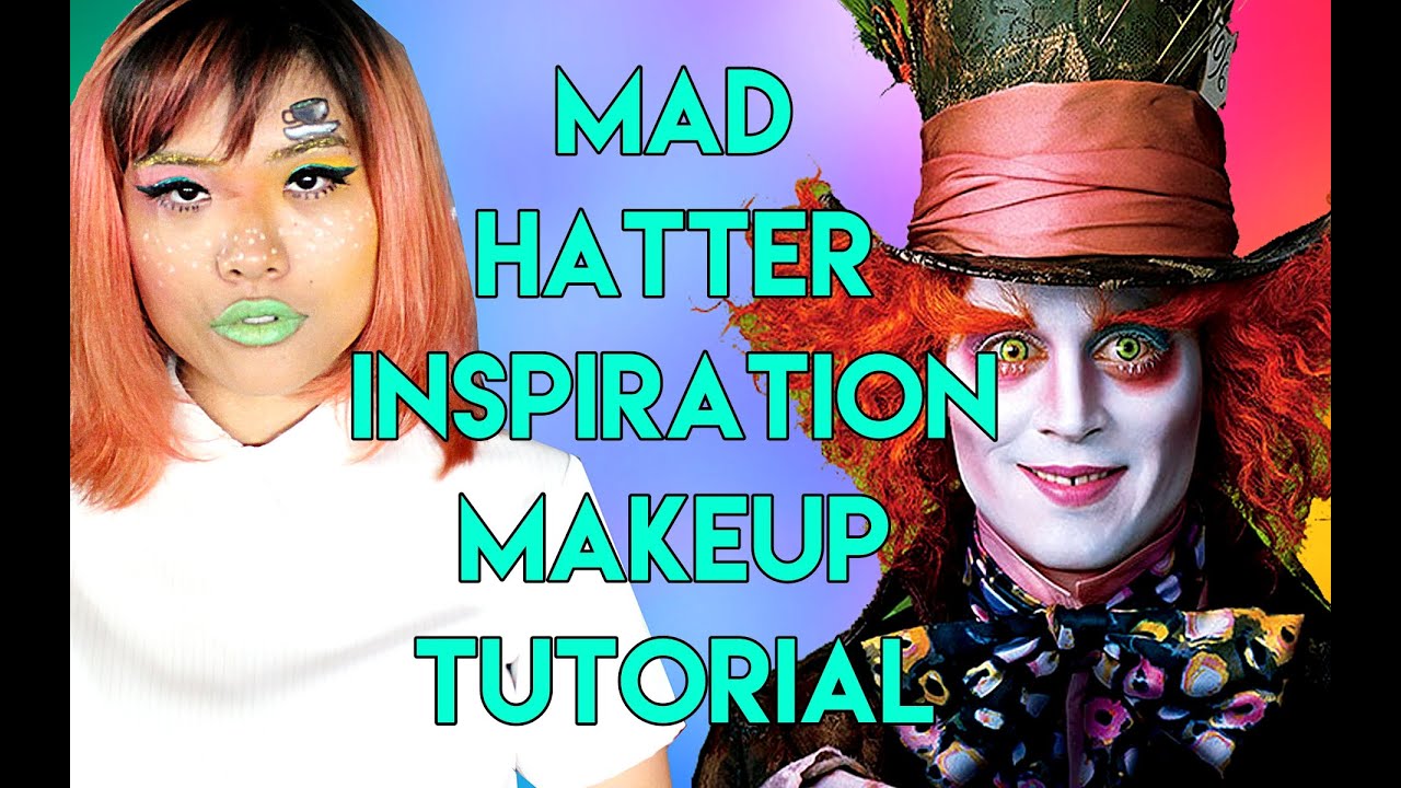 MAD HATTER EASY MAKEUP TUTORIAL - YouTube