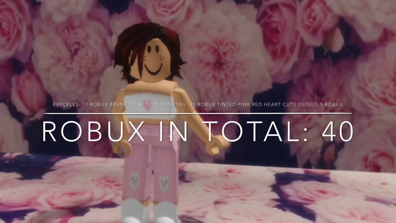 Roblox Girl Avatar Ideas that are under 40 robux! - YouTube