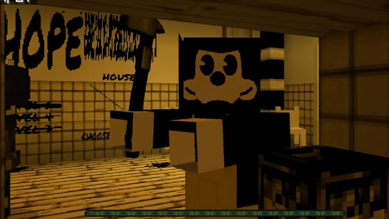 Minecraft PE Bendy Game Horror 4 (FINAL) Gameplay Walkthrough Part 32 ...