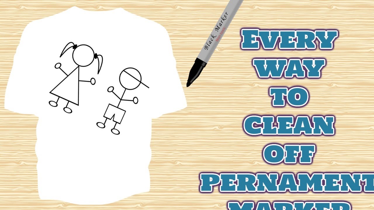 Every way to clean off permanent marker!? - YouTube