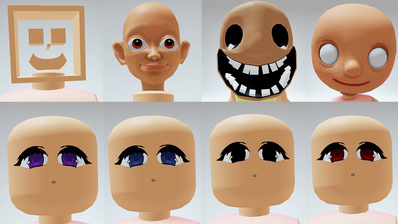 GET ALL 8 FREE *ANIMATED* FACES & HEADS NOW 😍😱 Roblox - YouTube
