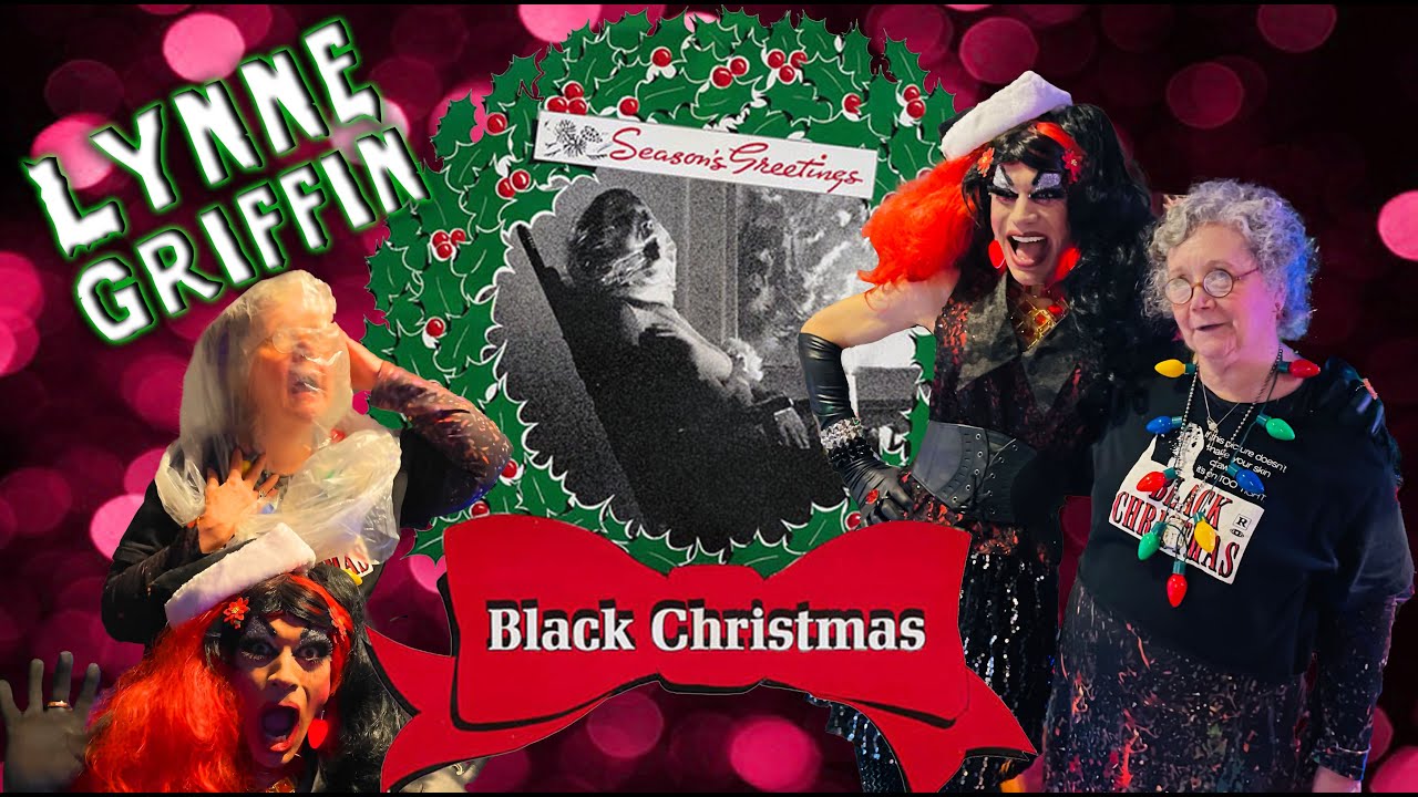 Lynne Griffin Star Of Black Christmas Talks to Drag Queen Elvirus - YouTube