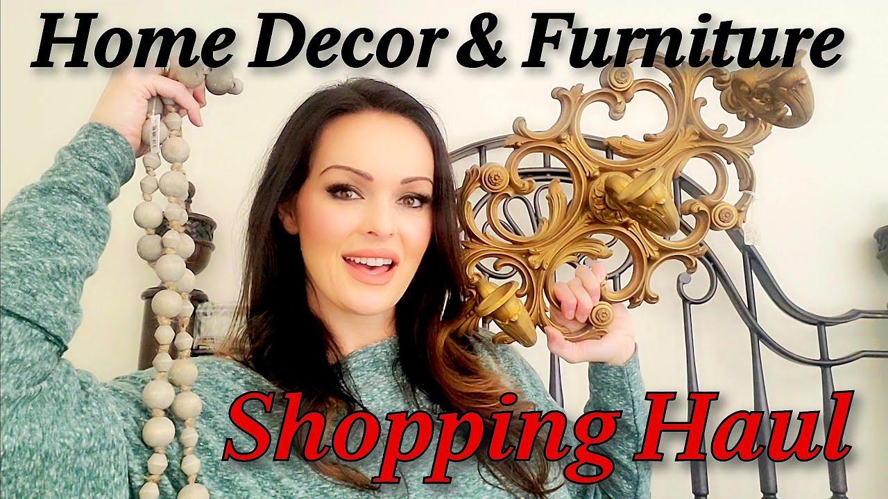 Home Décor and Furniture Shopping Haul! Thrift Stores, Marketplace ...