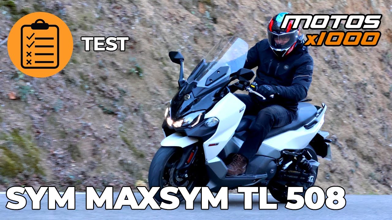 TEST SYM MAXSYM TL508 | Motosx1000 - YouTube