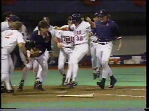 Atlanta Braves at Minnesota Twins, 1991 World Series Game 7, October 27, 1991