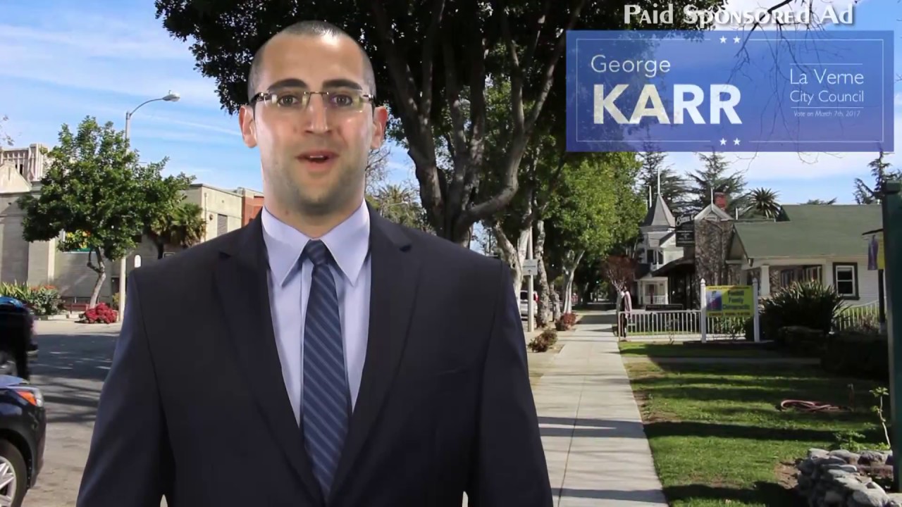George Karr for La Verne City Council - YouTube