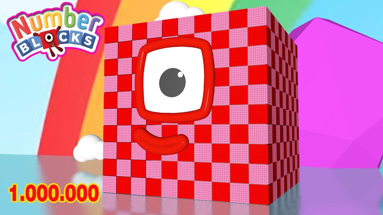 Numberblock 1,000,000 Big Numbers - YouTube