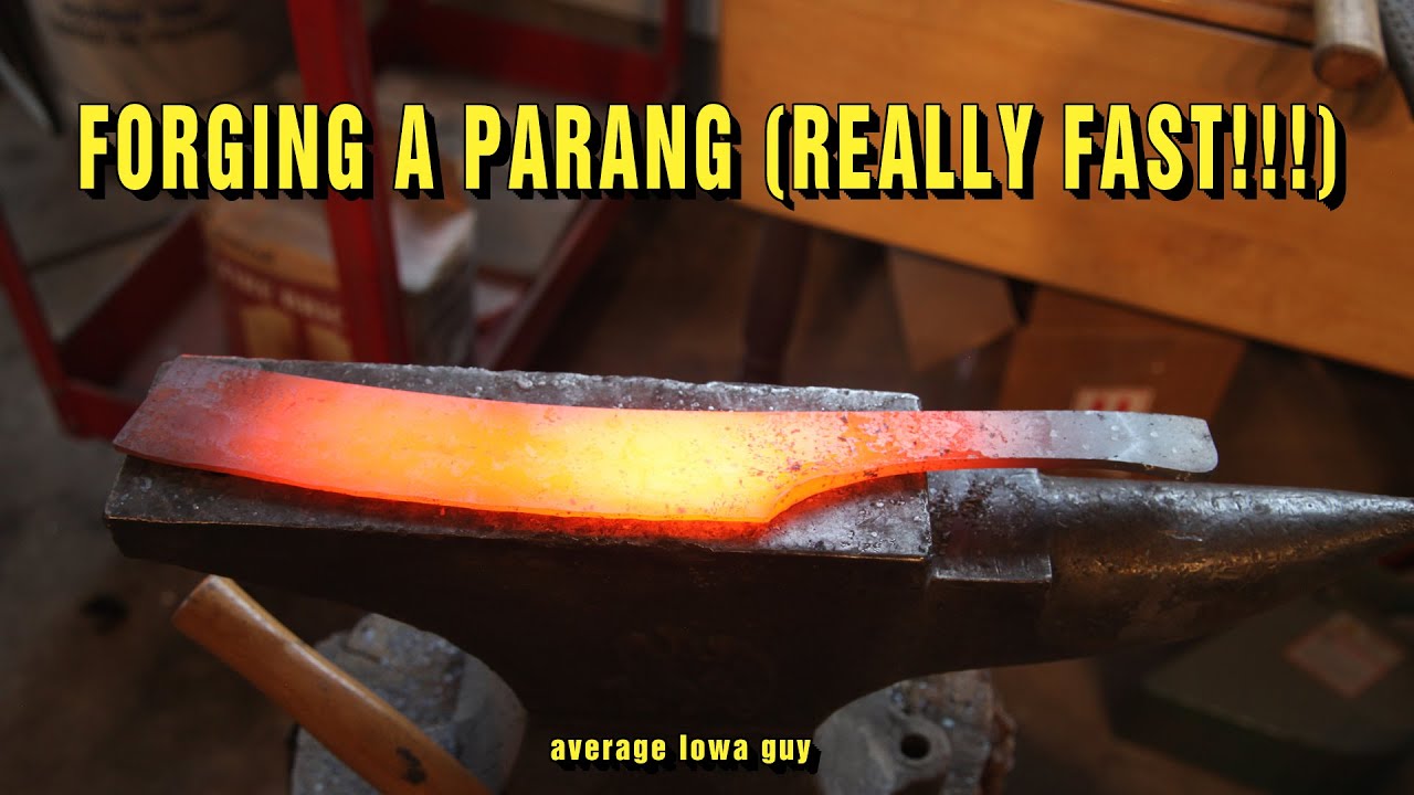 Forging a Parang (Really Fast!!!) - YouTube