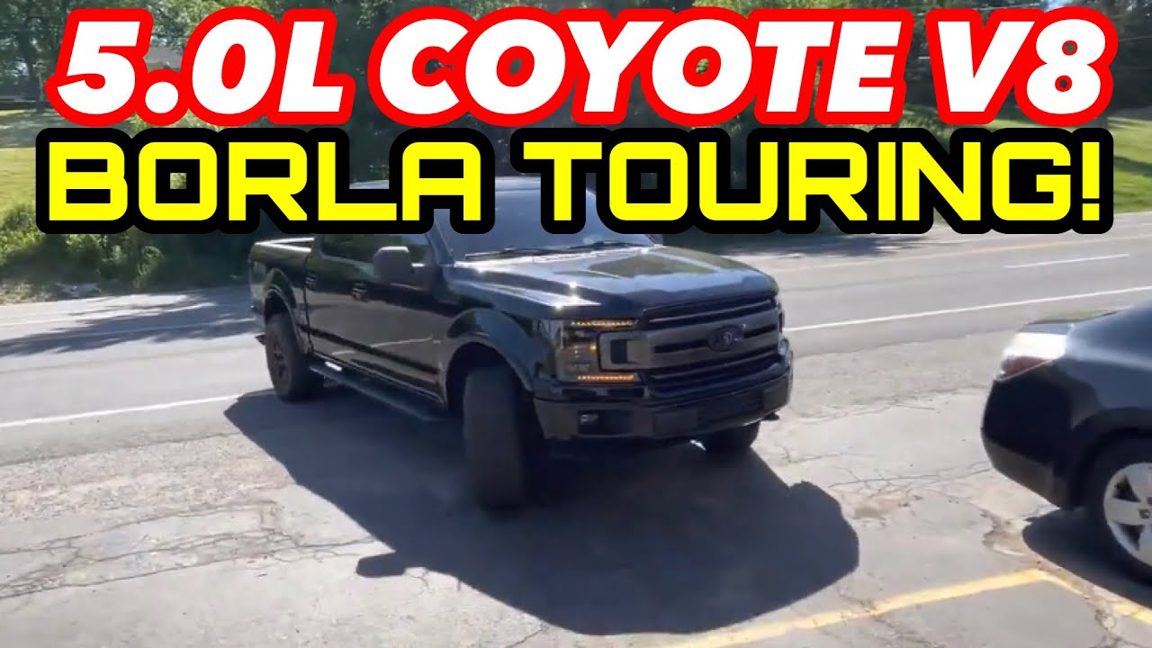 2018 Ford F-150 5.0L COYOTE V8 DUAL EXHAUST w/ BORLA TOURING CAT-BACK ...