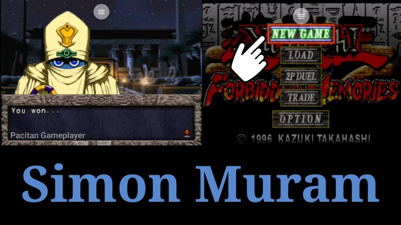 Yugioh Simon Muran Yu-Gi-Oh! Forbidden Memories New Game - YouTube