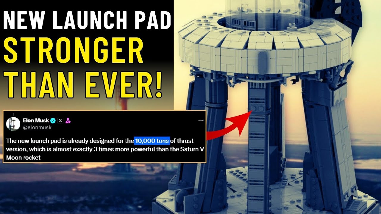 Stronger Than Ever! Elon Musk's New Launch Pad Design REVEALED! - YouTube