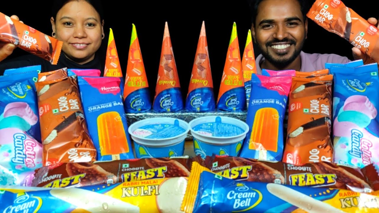 Different Types of🍦Ice Cream Eating Challenge | Asmr Eating | Couple ...