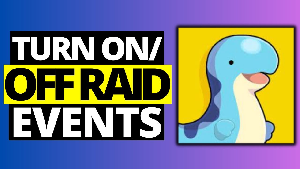 How To Enable / Disable Raid Events in Palworld - YouTube