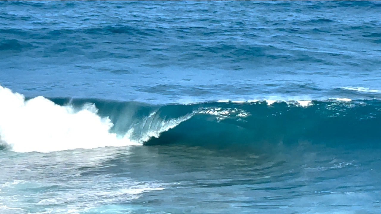MASSIVE STORM SURF DETONATES ON DRY REEF AT EL FRONTON, CANARY ISLANDS ...