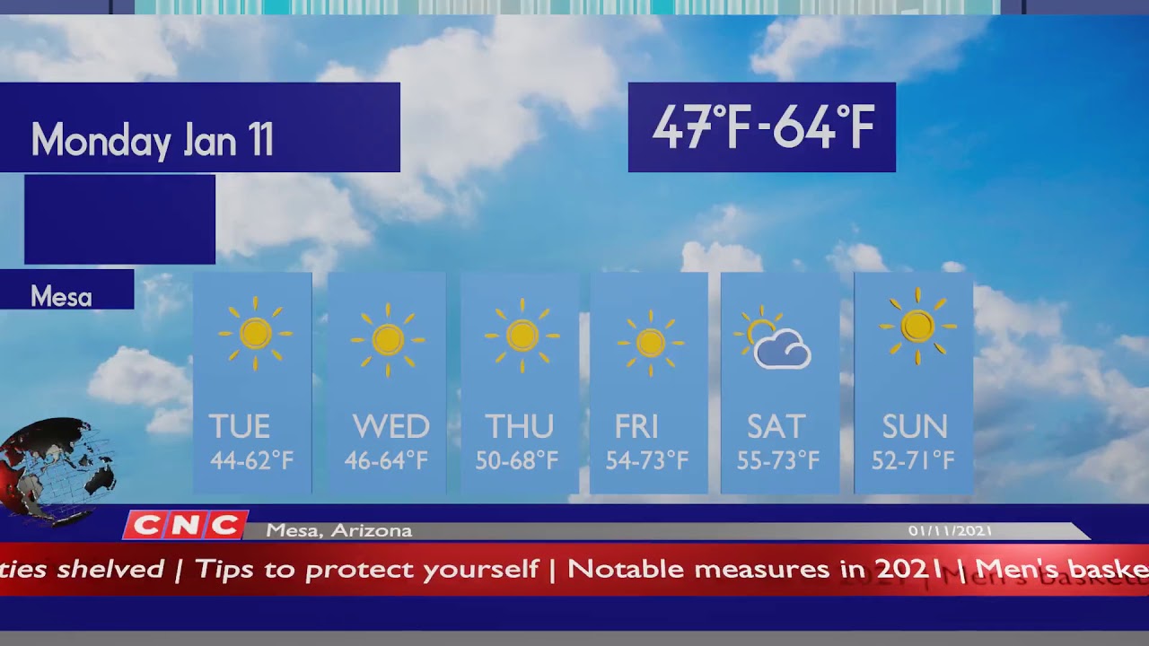 Weather Forecast Mesa, Arizona Mesa weather Forecast and local news 01 ...